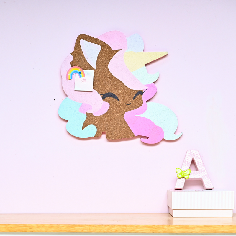 Unicorn Shaped Cork Pinboard – Pinch of Pretty