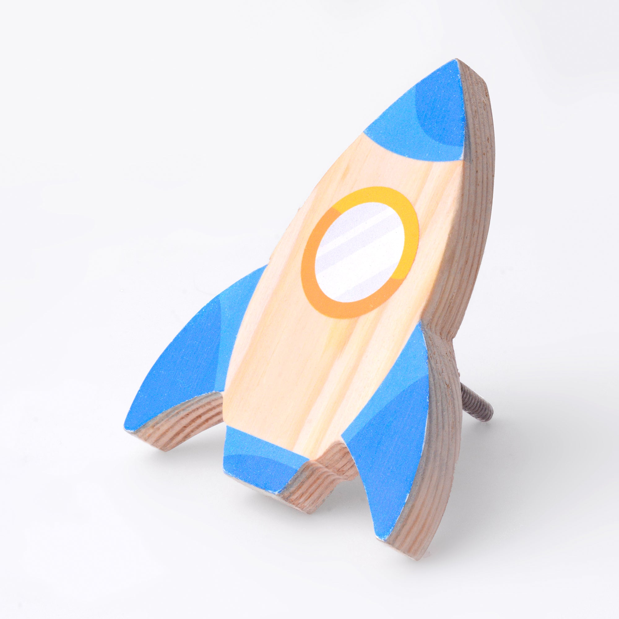 Buy Online Rocket Pinewood Knob for Kids' Room Decoration – Pinch of Pretty