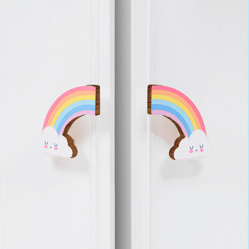 Colorful Rainbow Cupboard Handles for Kids' Rooms | Buy Now – Pinch of ...