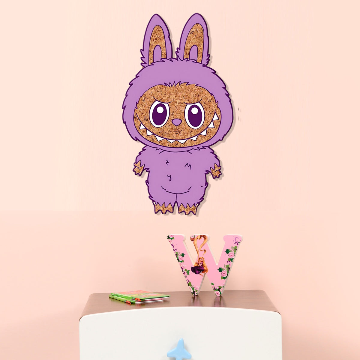 Labubu Bunny-Shaped Cork Board – Pinch of Pretty