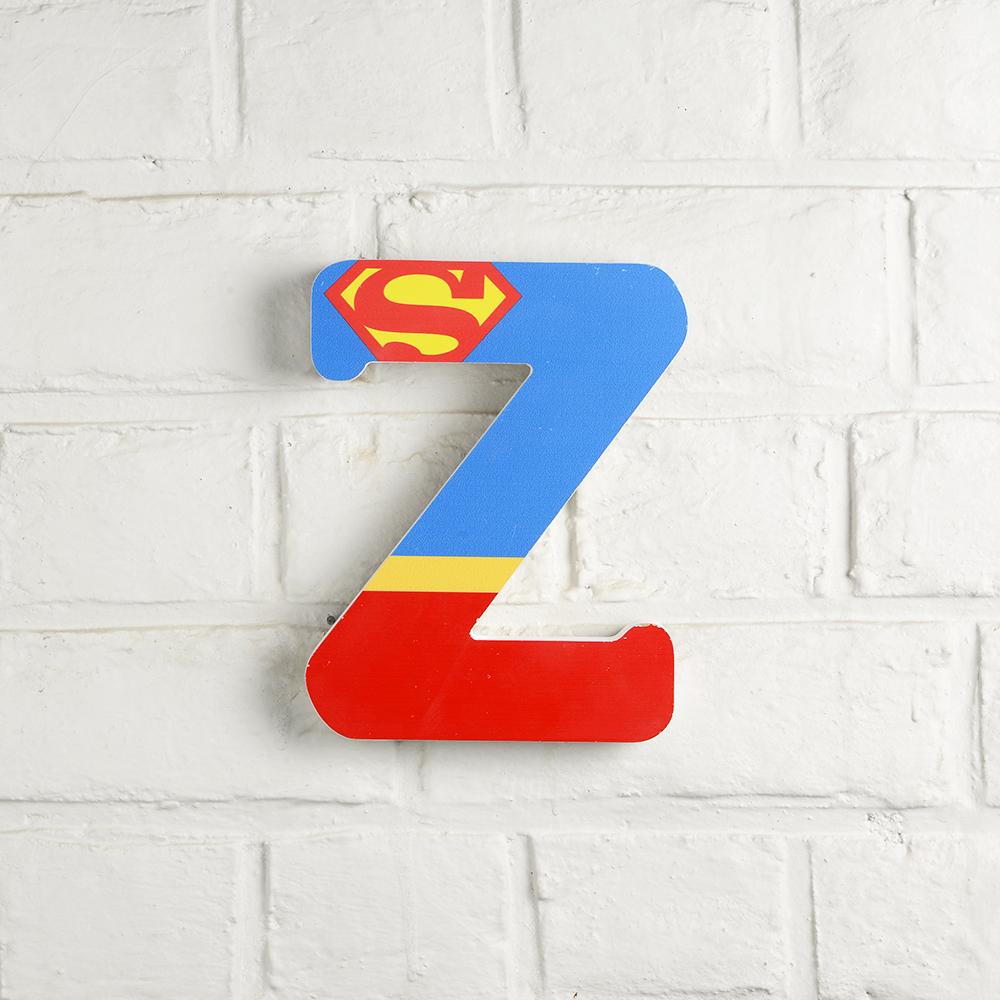 Superman Z Superhero Alphabet | Kids' Zesty Decor – Pinch of Pretty