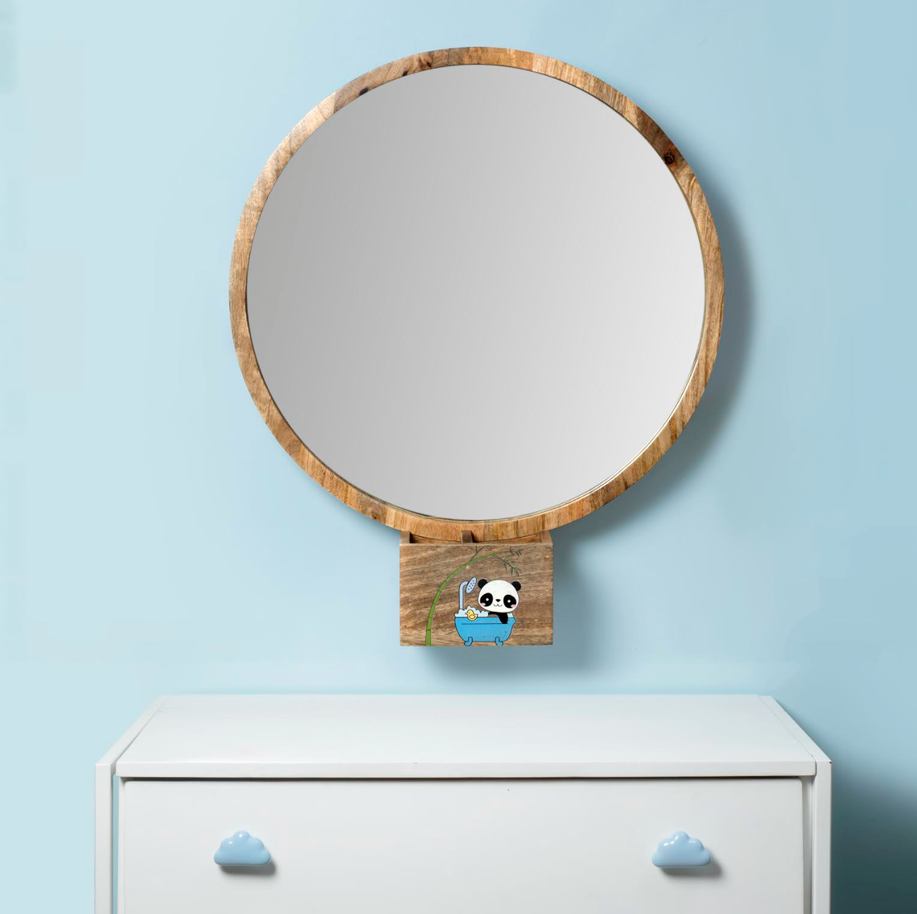 Adorable Panda Mirrors for Kids' Rooms Delight | Buy Online – Pinch of ...