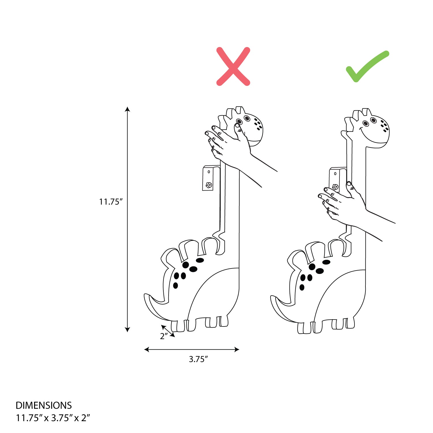 Dino cupboard handles – Pinch of Pretty