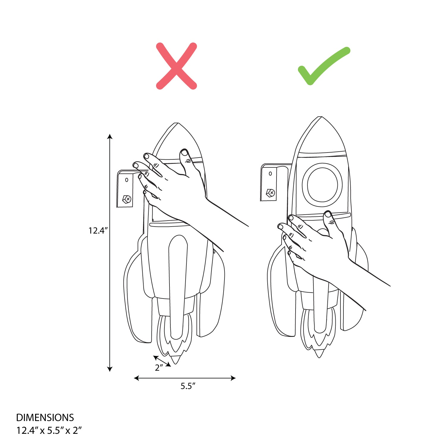 Stylish Rocket Handles for Kids' Room Decor | Buy Online – Pinch of Pretty